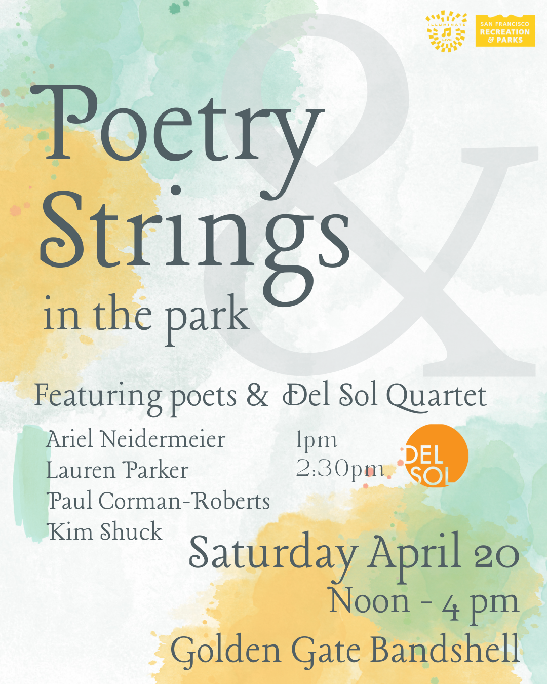 Poetry & Strings in the Park - City of Awe
